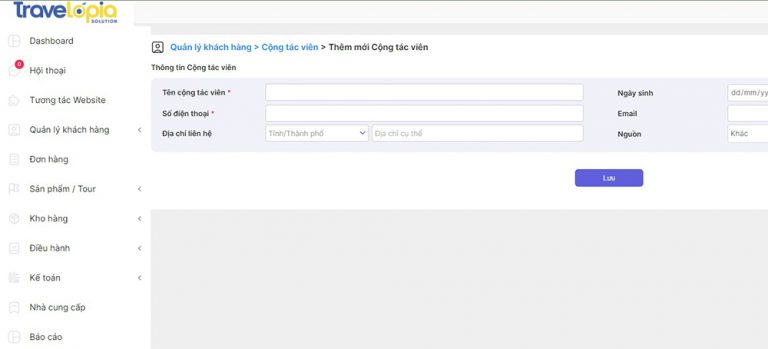 Lead và quy trình xử lý lead của phần mềm du lịch Travelopia – Travelopia – Phần mềm quản lý ...